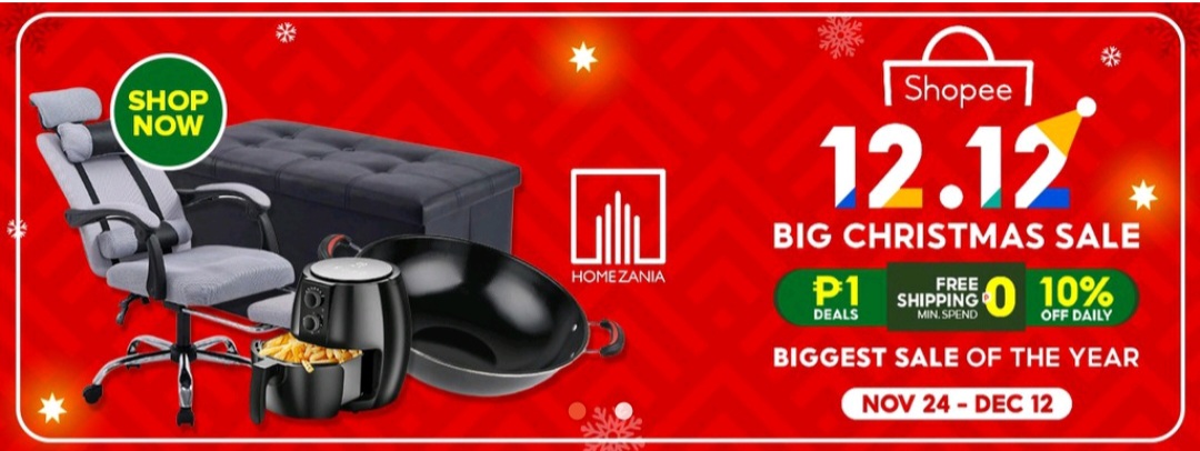 Finding the perfect home gift item at Shopee's 12.12 Big Christmas Sale ...